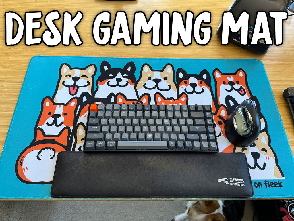 Corgi Friends Desk Gaming/Play Mat [Limited Edition] – Corgi On Fleek
