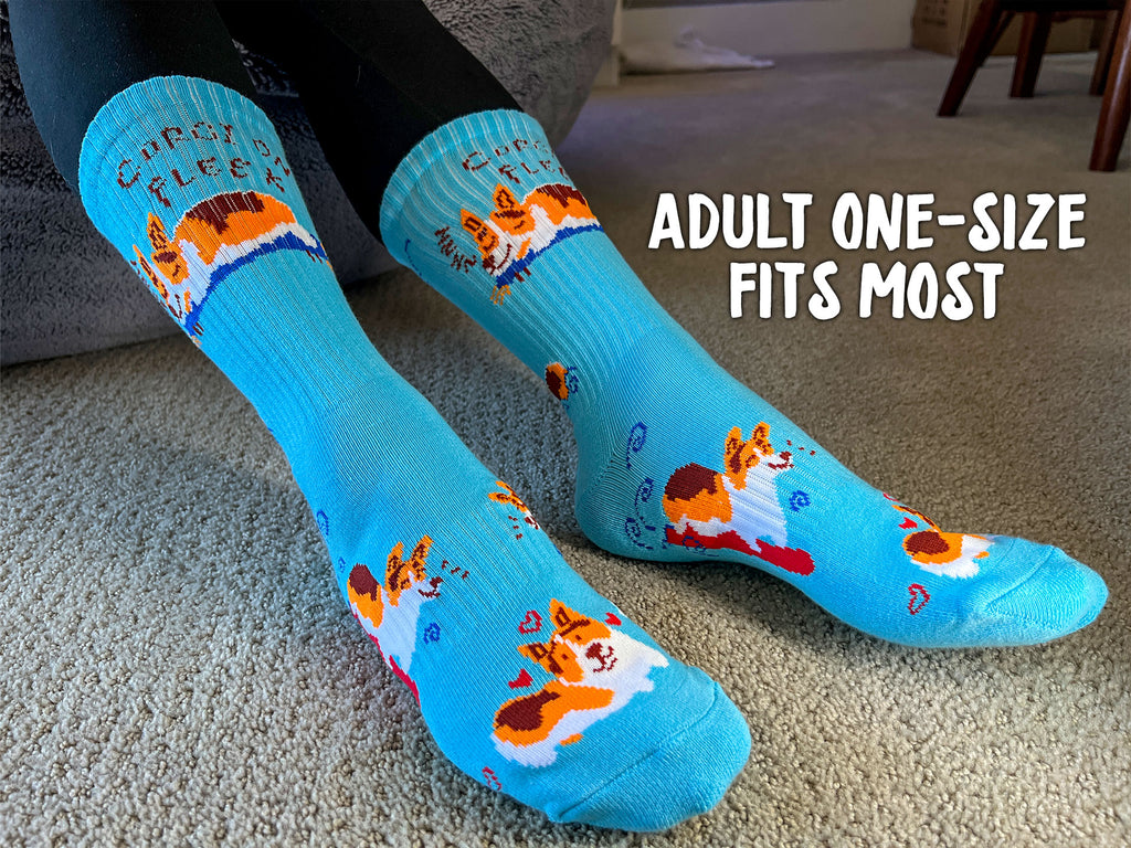 Corgi On Fleek Crew Socks
