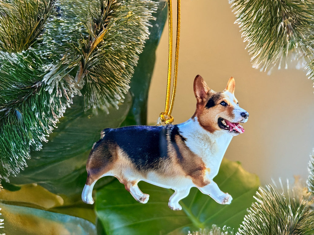 Gatsby Christmas Ornaments - Jumbo Glossy Acrylic – Corgi On Fleek