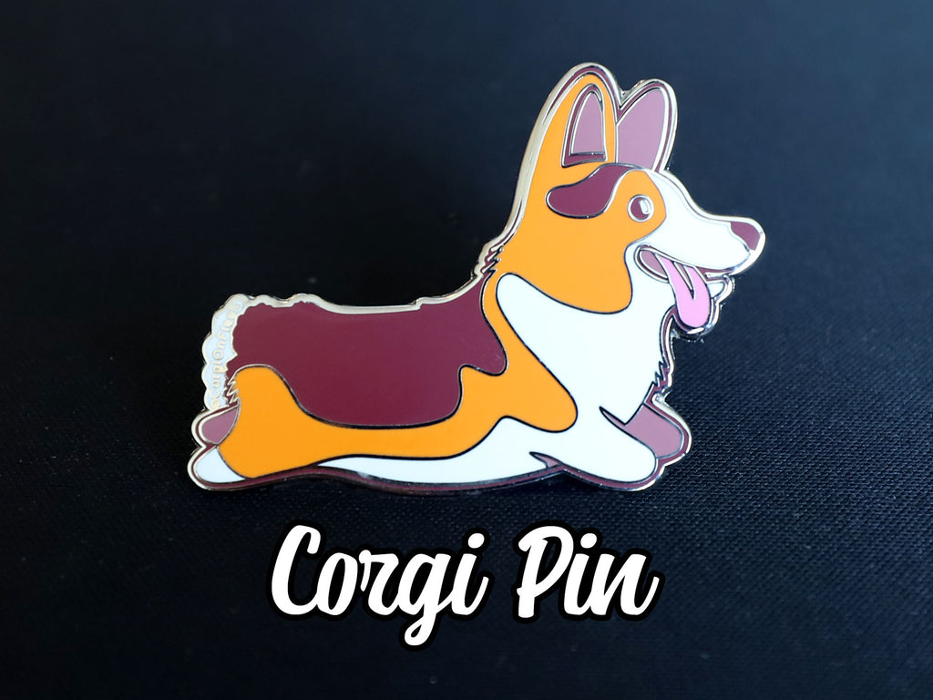 Jumbo Collectible Corgi Pin – Corgi On Fleek